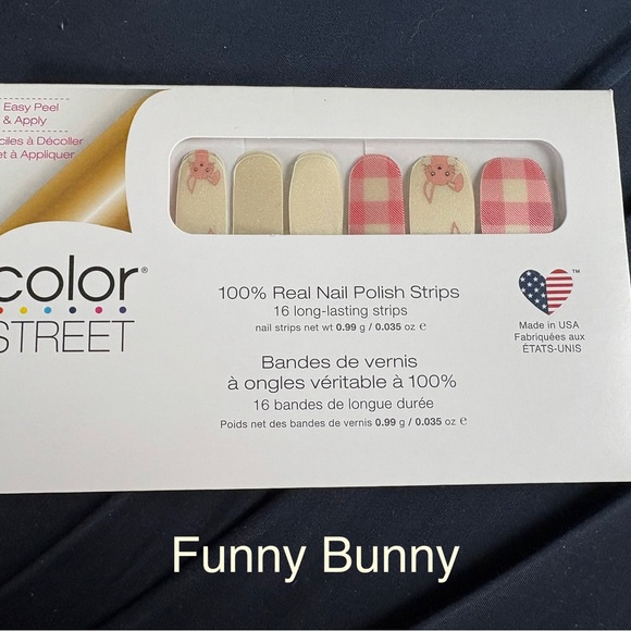 Color Street | Makeup | Color Street Funny Bunny Nail Strips Pink And ...